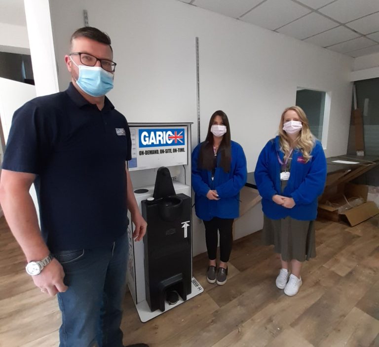 Garic donate welfare van and hand wash facility - Bibby Line Group ...