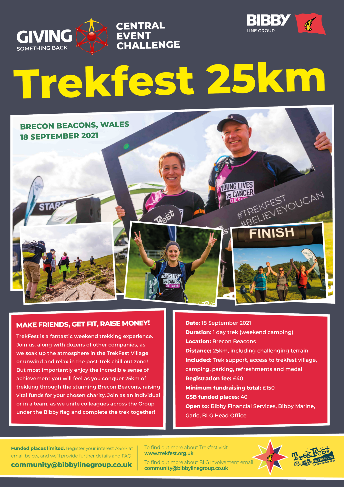 GSB Central Event 2021: Join us at Trekfest 25km! - Bibby Line Group ...